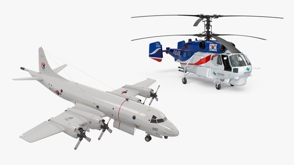 Modello 3D L'aeronautica militare della Corea del Sud attrezzata per la ...