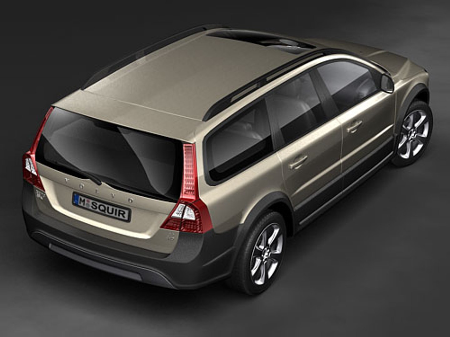 xc70 suv 3d model