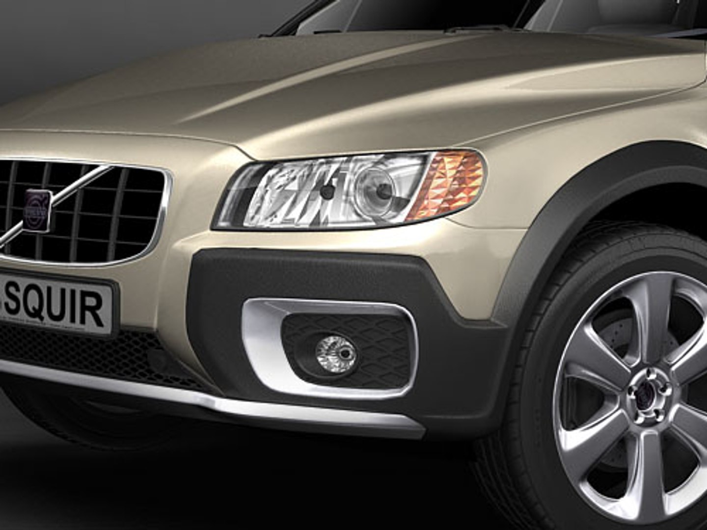 xc70 suv 3d model