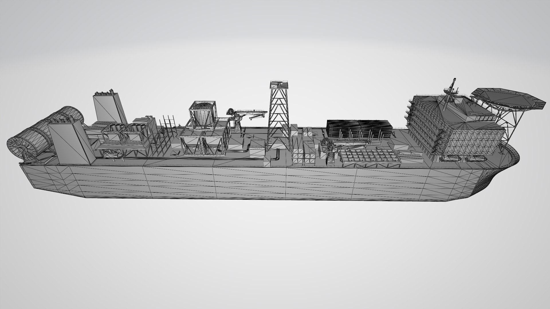 Mining Vessel 3D Model - TurboSquid 2068668