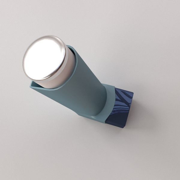 3d model asthma inhaler