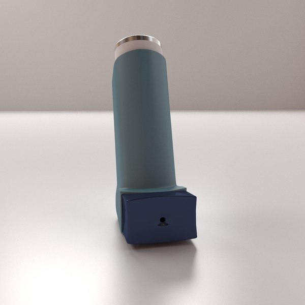 3d model asthma inhaler