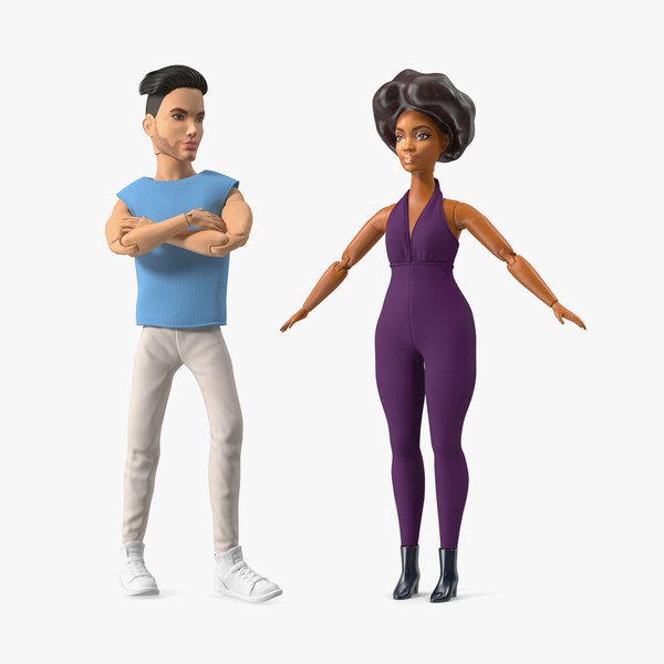 3D Barbie Looks Doll Elle GTD91 Curvy Brunette Dressed - TurboSquid 1874715
