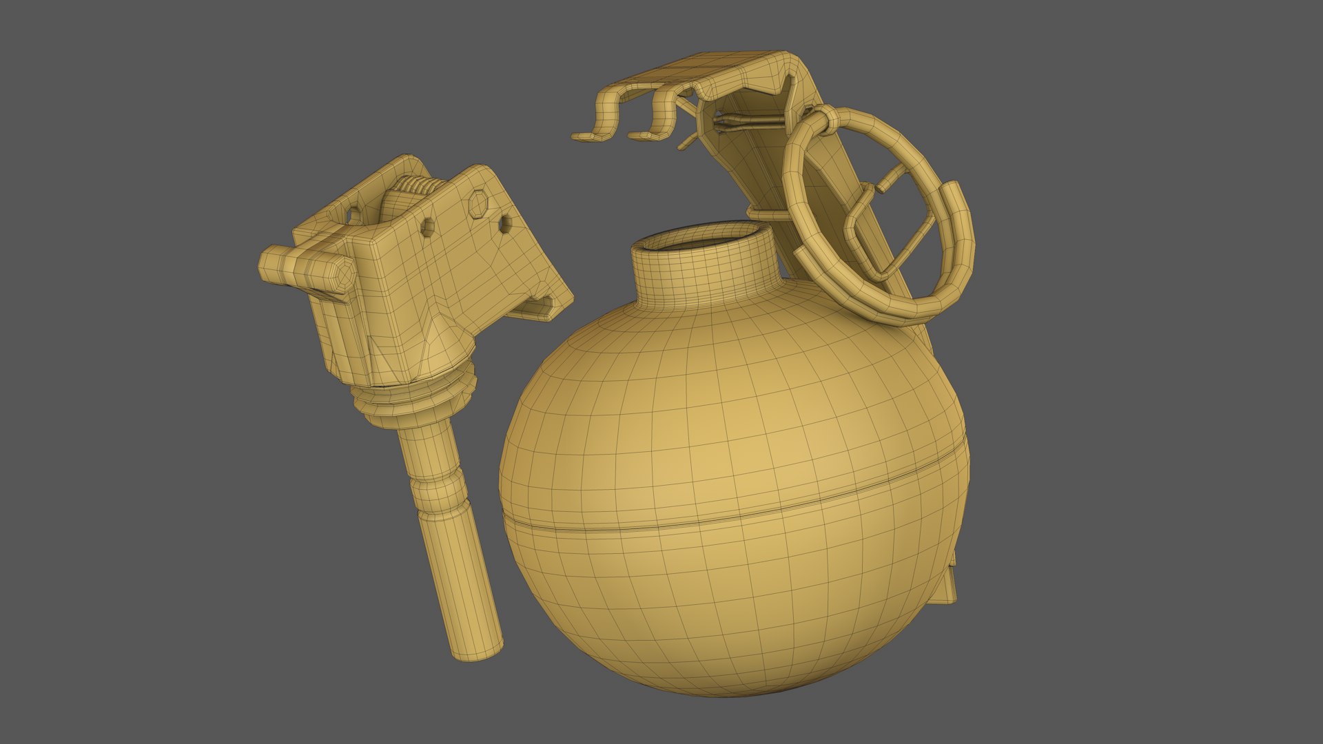 Fragmentation Infantry Hand Grenade 3D Model - TurboSquid 1443778