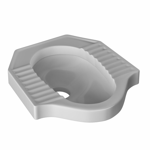 modelo 3d Inodoro CHINESE PAN - TurboSquid 1692090