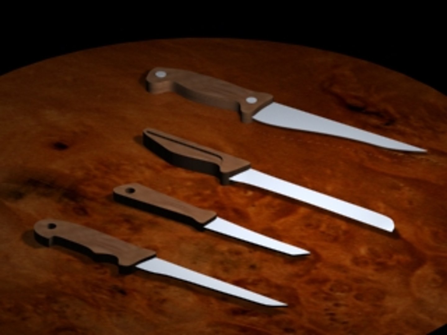 3d Meat Knives
