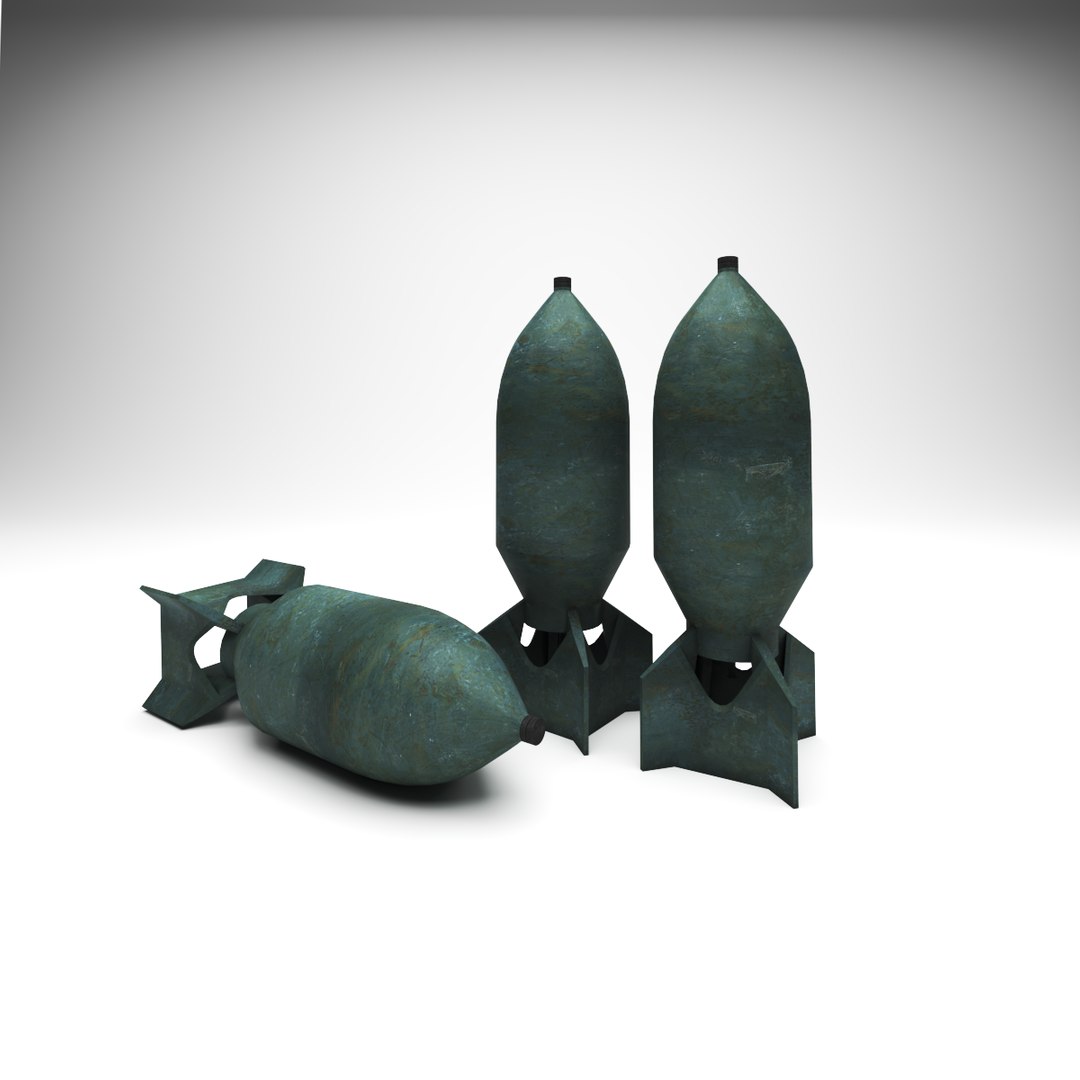 Old Bomb 3D Model - TurboSquid 2040585