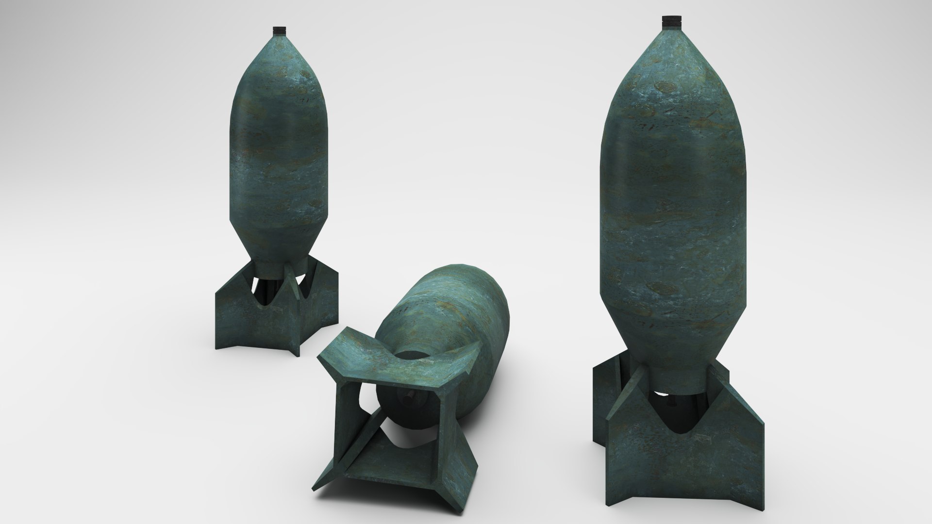 Old Bomb 3D Model - TurboSquid 2040585