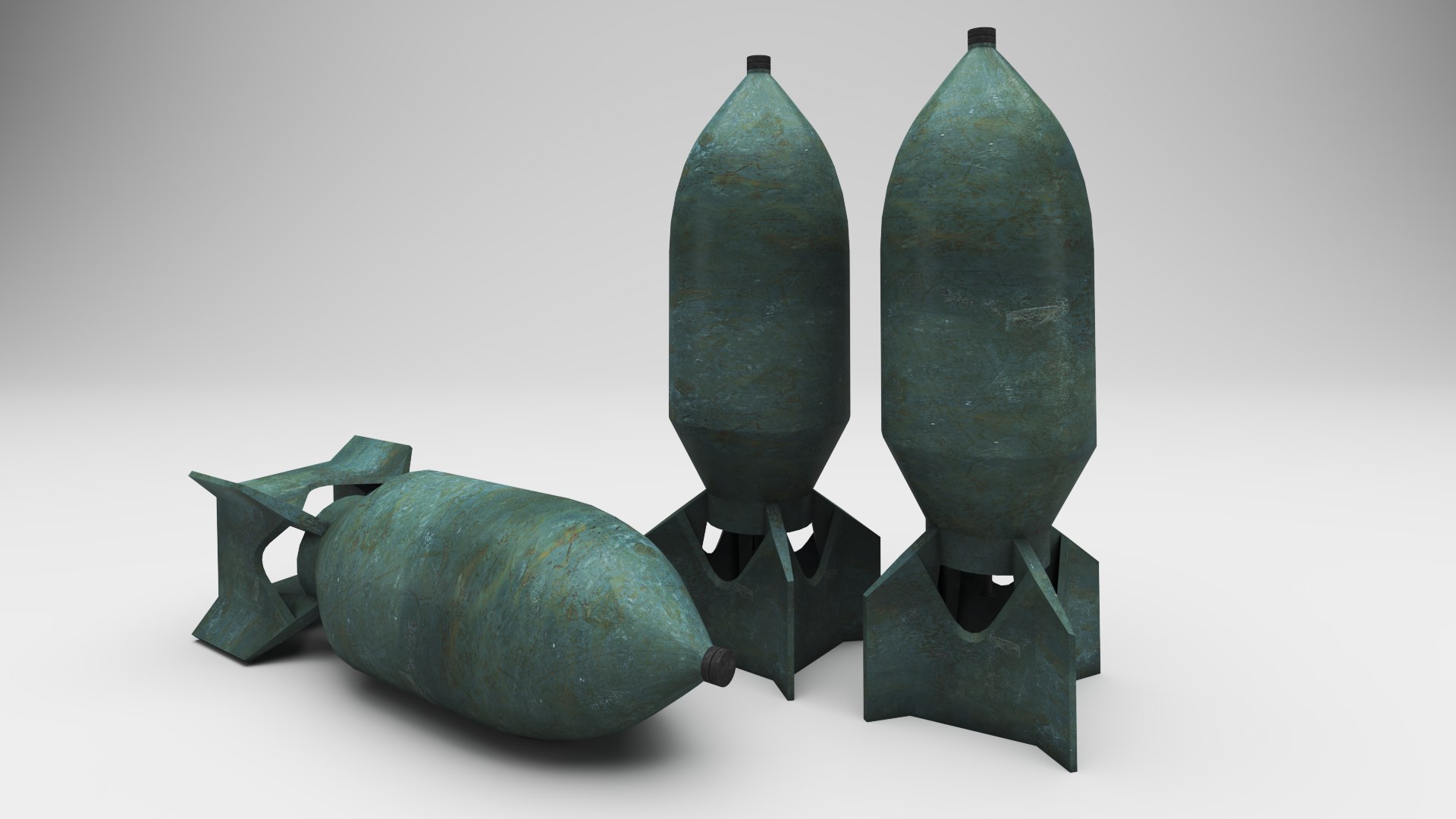Old Bomb 3D Model - TurboSquid 2040585