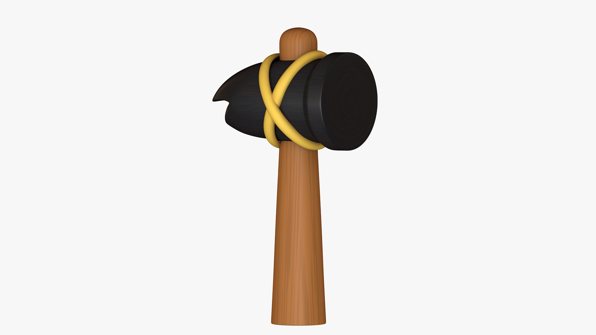 3D Cartoon Hammer Asset Model - TurboSquid 1555471