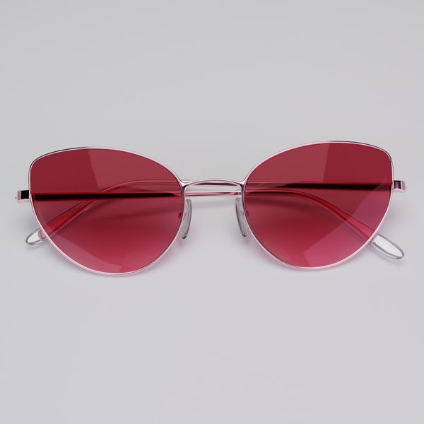 Cat eye sunglass 3D Model model - TurboSquid 2014512