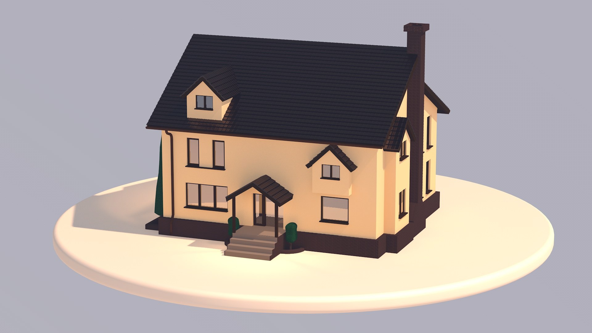 3D Simple House - TurboSquid 1419474