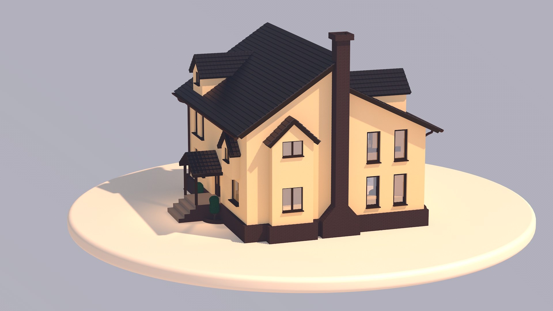 3D Simple House - TurboSquid 1419474