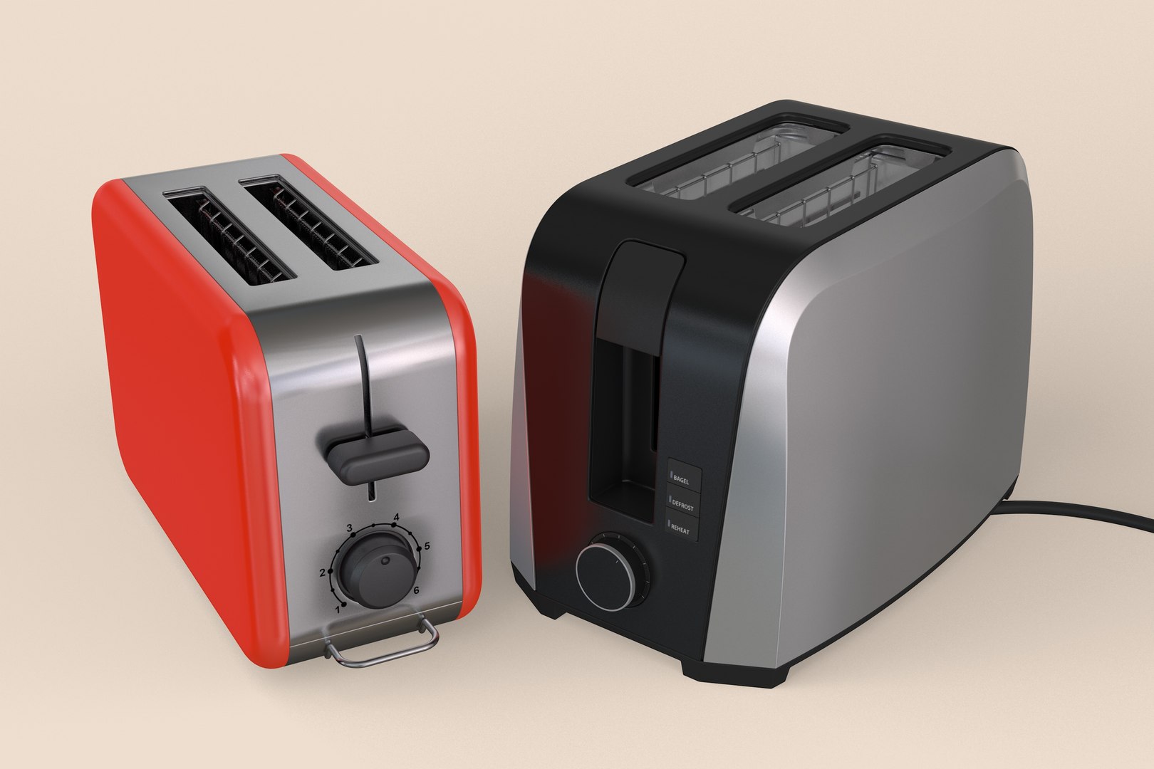 Toasters Set 3D Model - TurboSquid 2174054