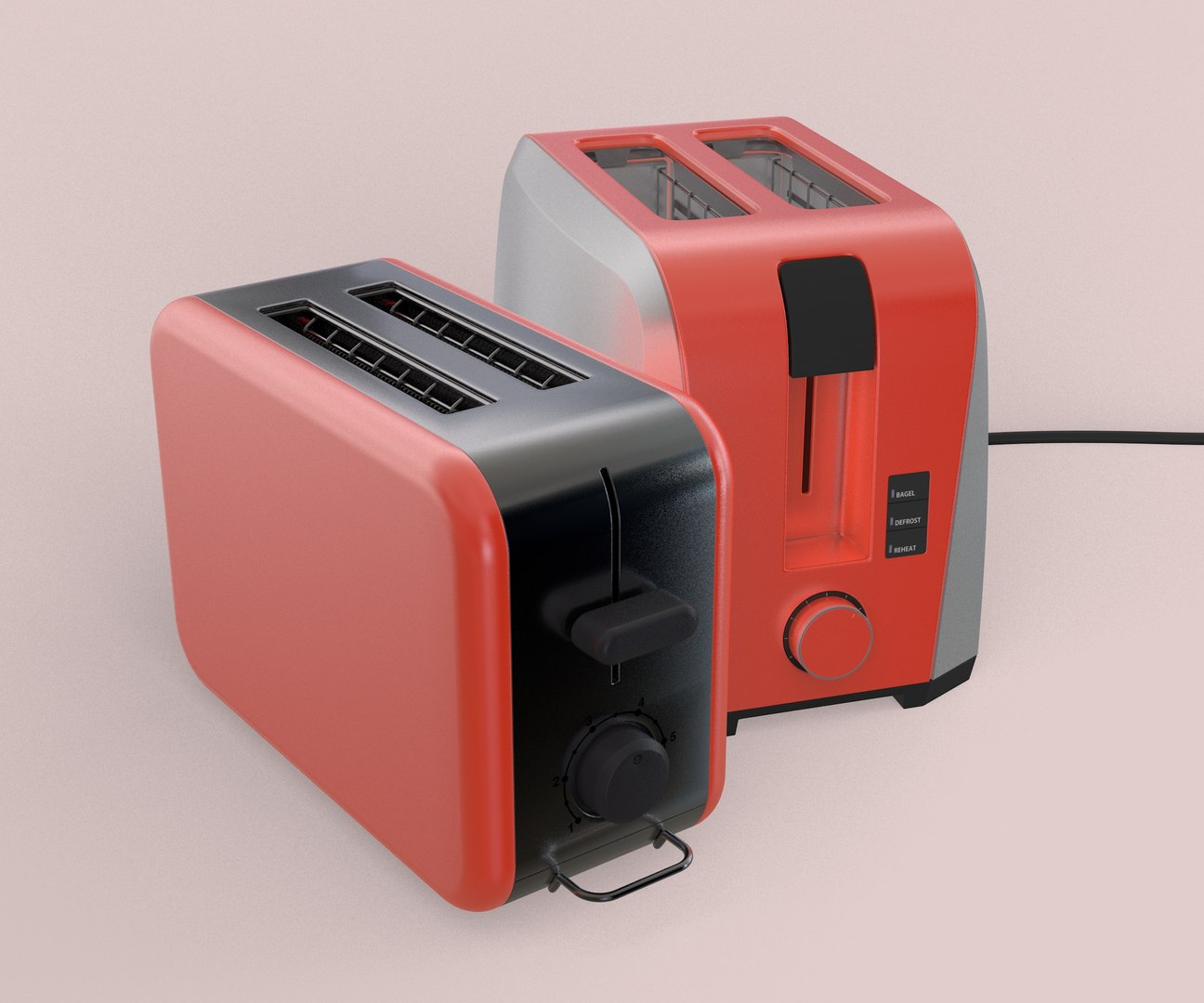 Toasters Set 3D Model - TurboSquid 2174054