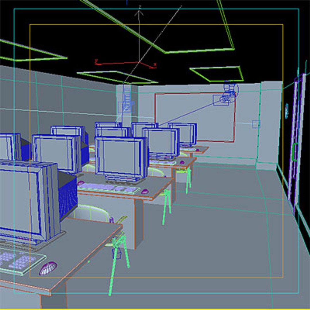 Class Room Classroom 3d Max