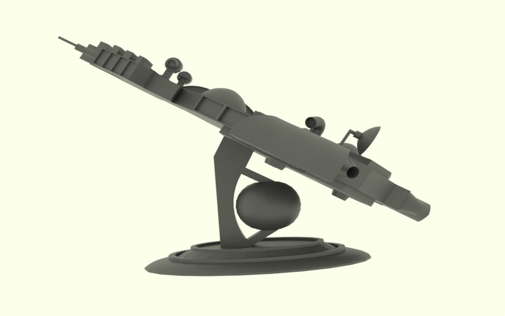 Zenit - C Spaceship 3D Model - TurboSquid 1811739