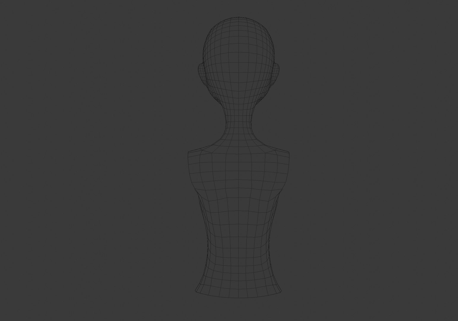 Female Cartoon Torso 3D - TurboSquid 1910327