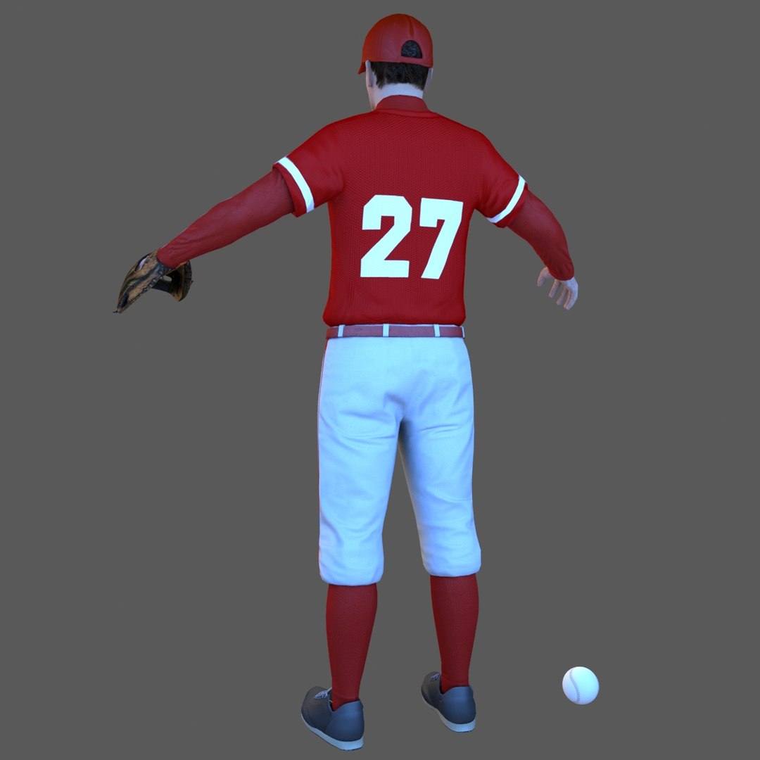 Baseball player ball 3D - TurboSquid 1463028