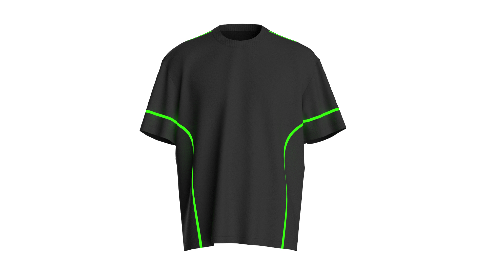 Male Neon Tshirt 3D Model - TurboSquid 2150578
