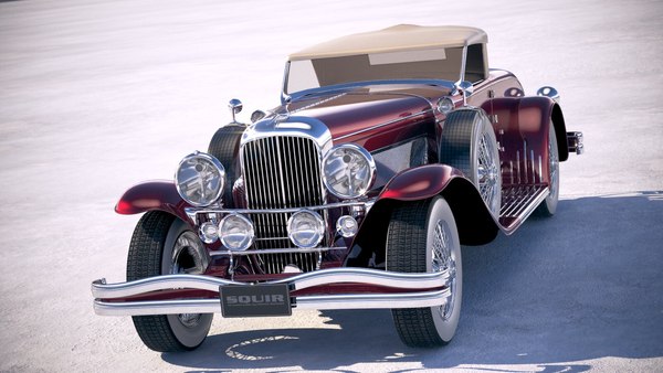 modelo 3d Duesenberg SJ Roadster 1935 VRAY - TurboSquid 1313650