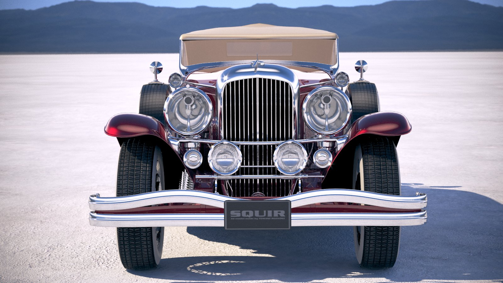 modelo 3d Duesenberg SJ Roadster 1935 VRAY - TurboSquid 1313650