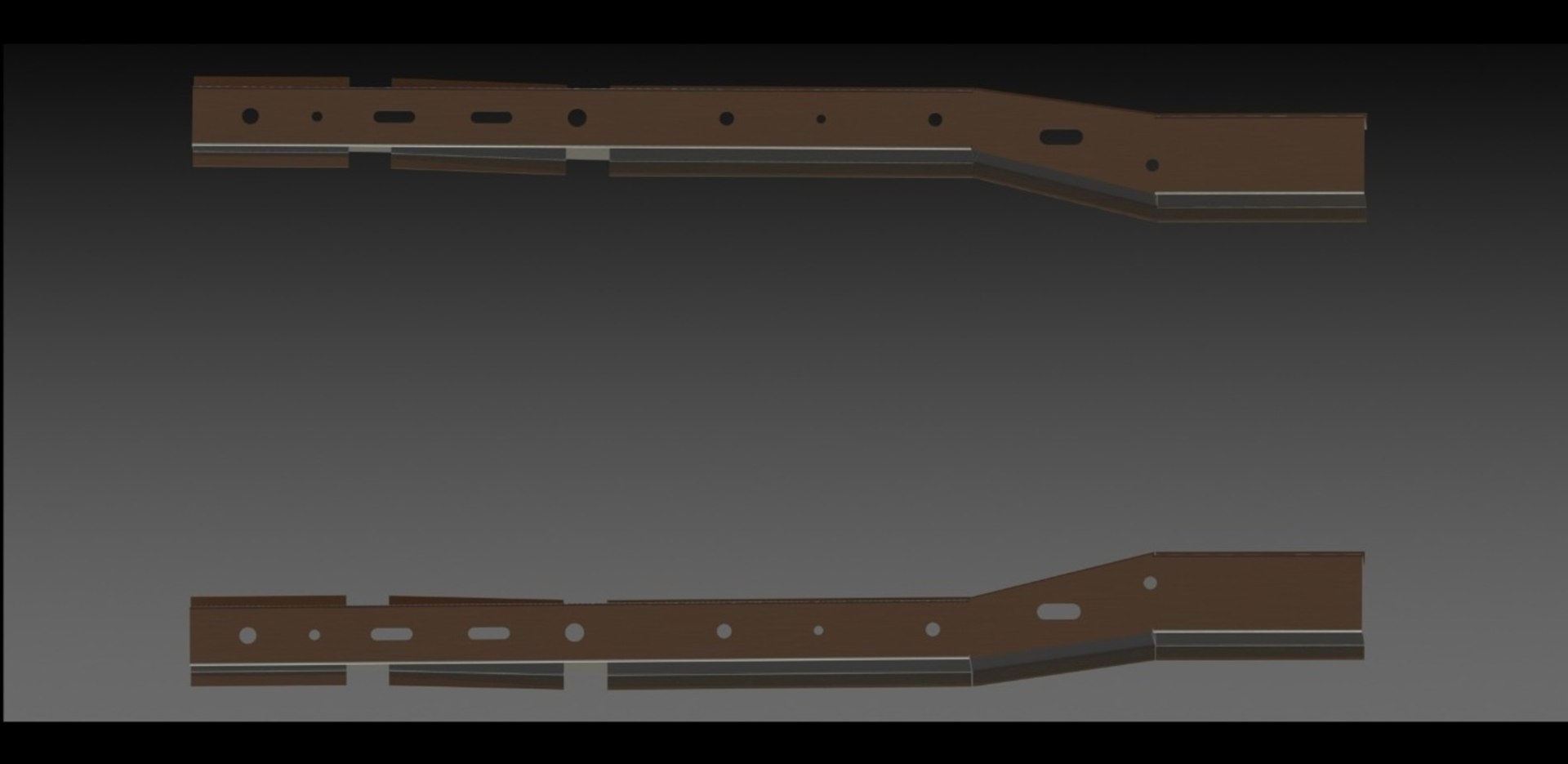 3D Nissan S13 Coupehatch Frame Rails - TurboSquid 2171290