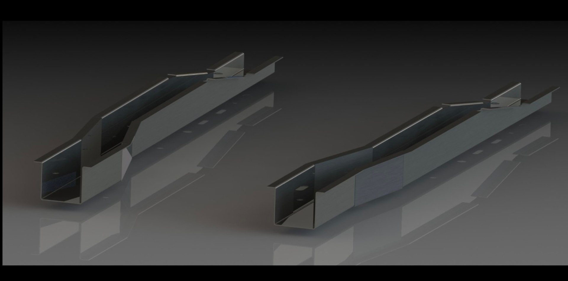 3D Nissan S13 Coupehatch Frame Rails - TurboSquid 2171290