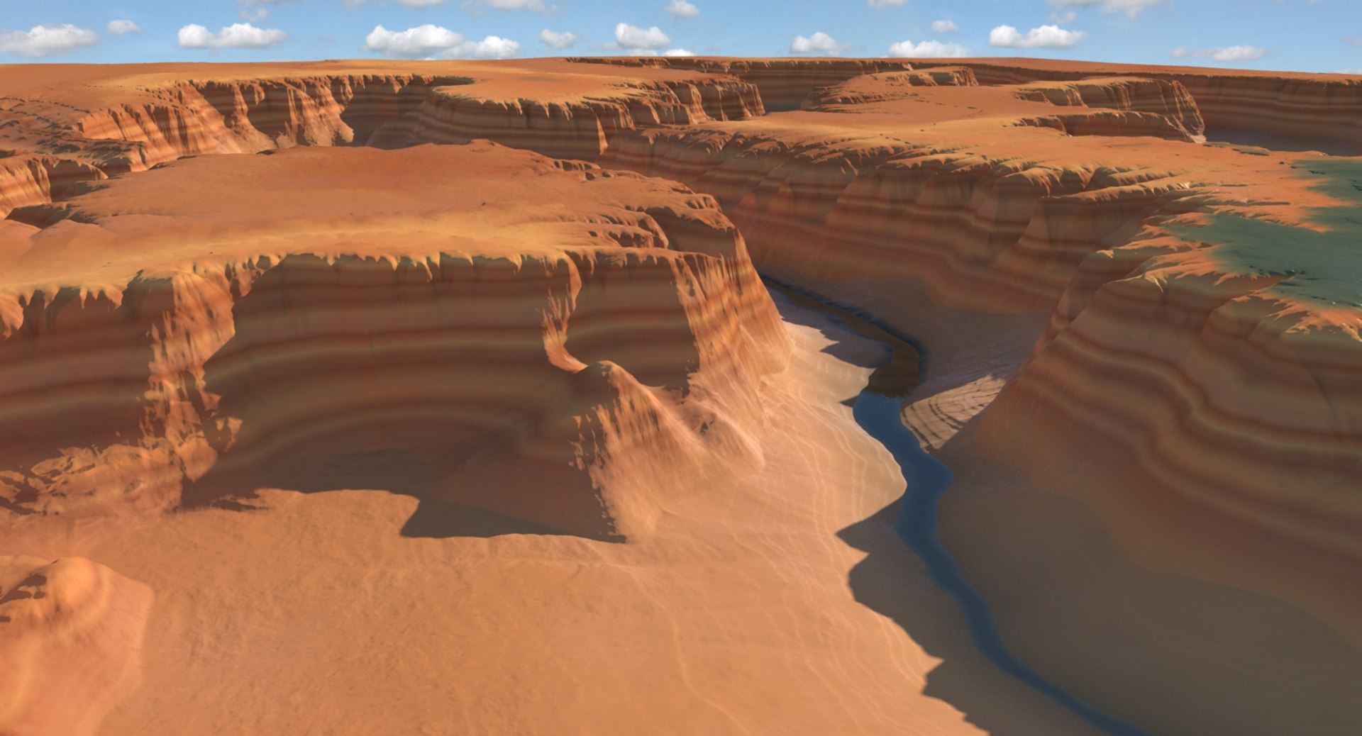 3d Canyon Model