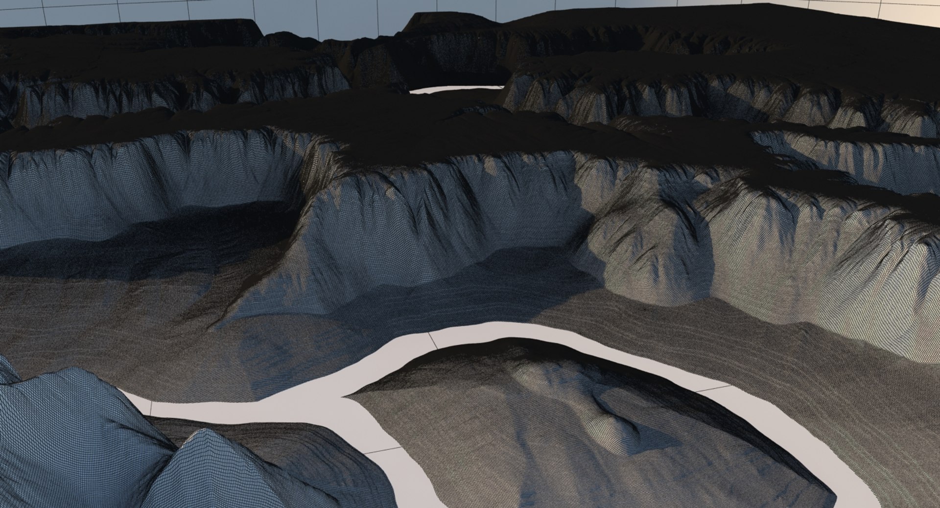 3d Canyon Model