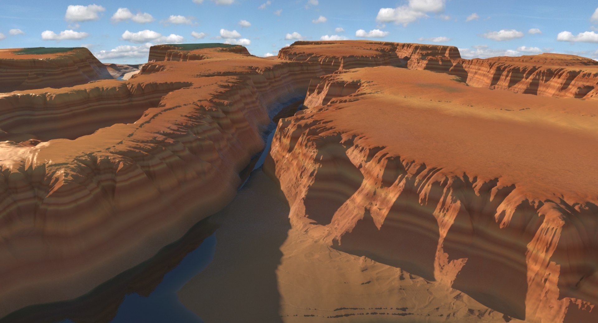 3d Canyon Model