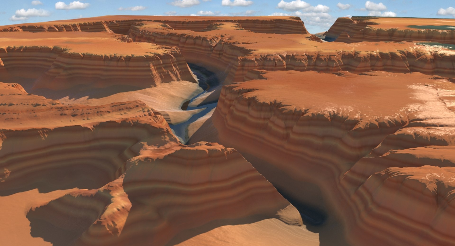 3d Canyon Model
