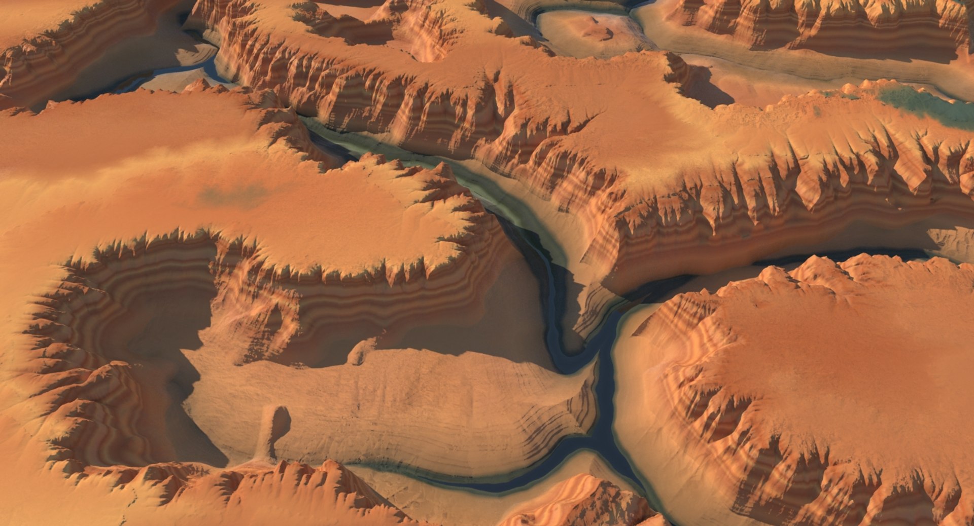 3d Canyon Model