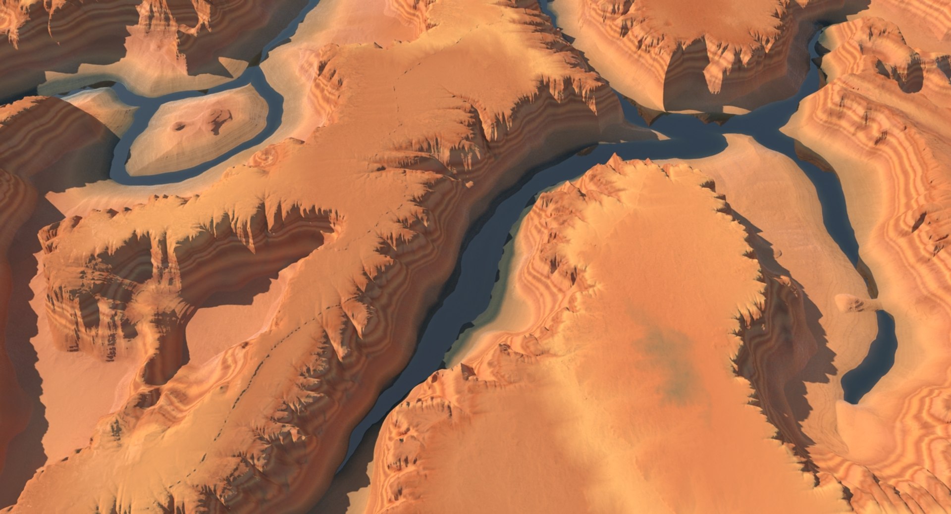 3d Canyon Model