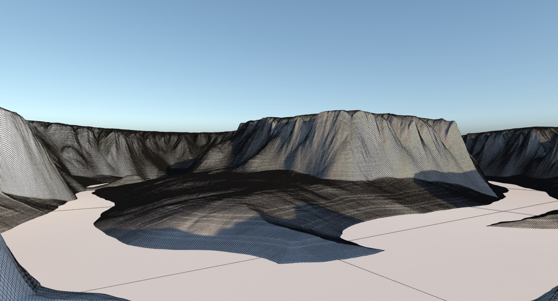 3d Canyon Model