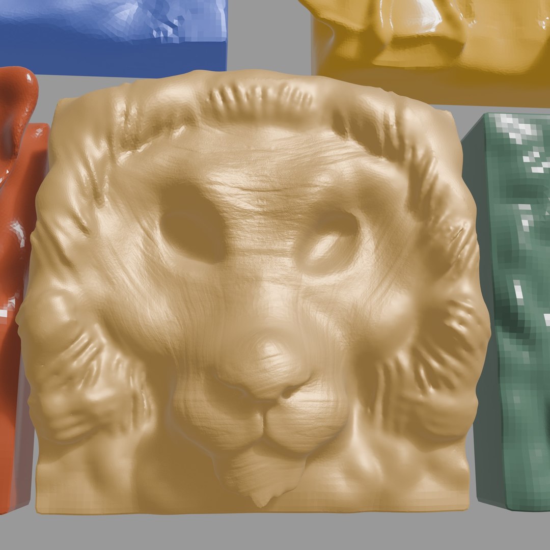 3D Animal And Skeleton Tile Set Model - TurboSquid 2318186