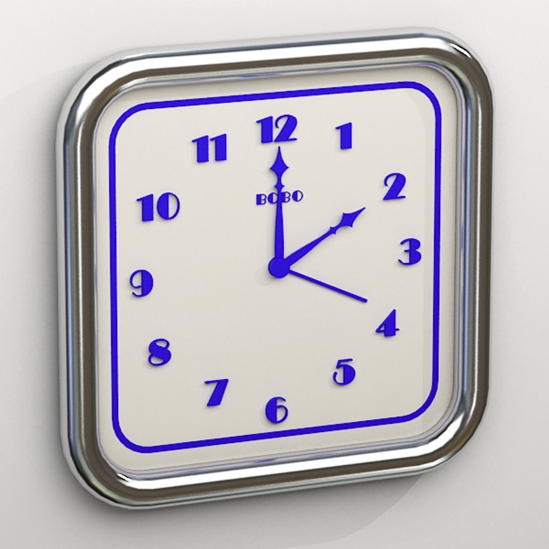 3d Model Clock