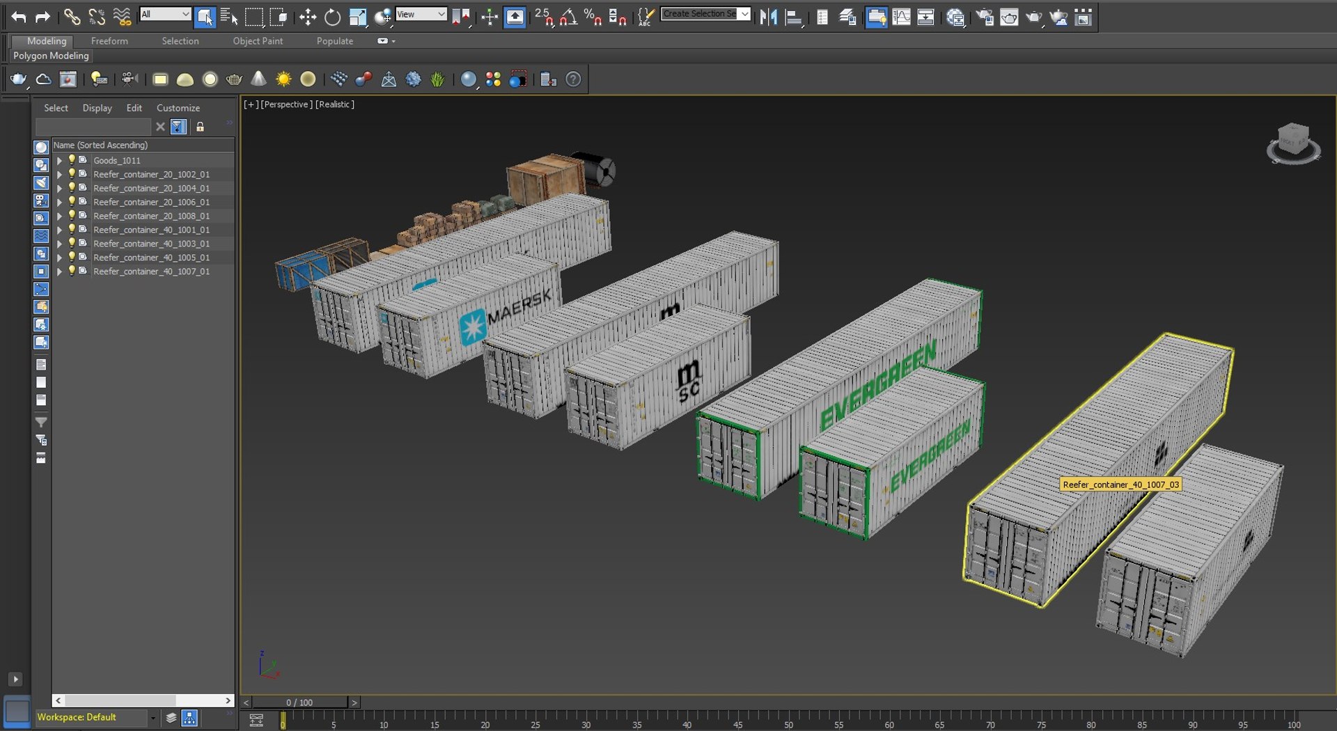 Reefer Containers Model - TurboSquid 2189467