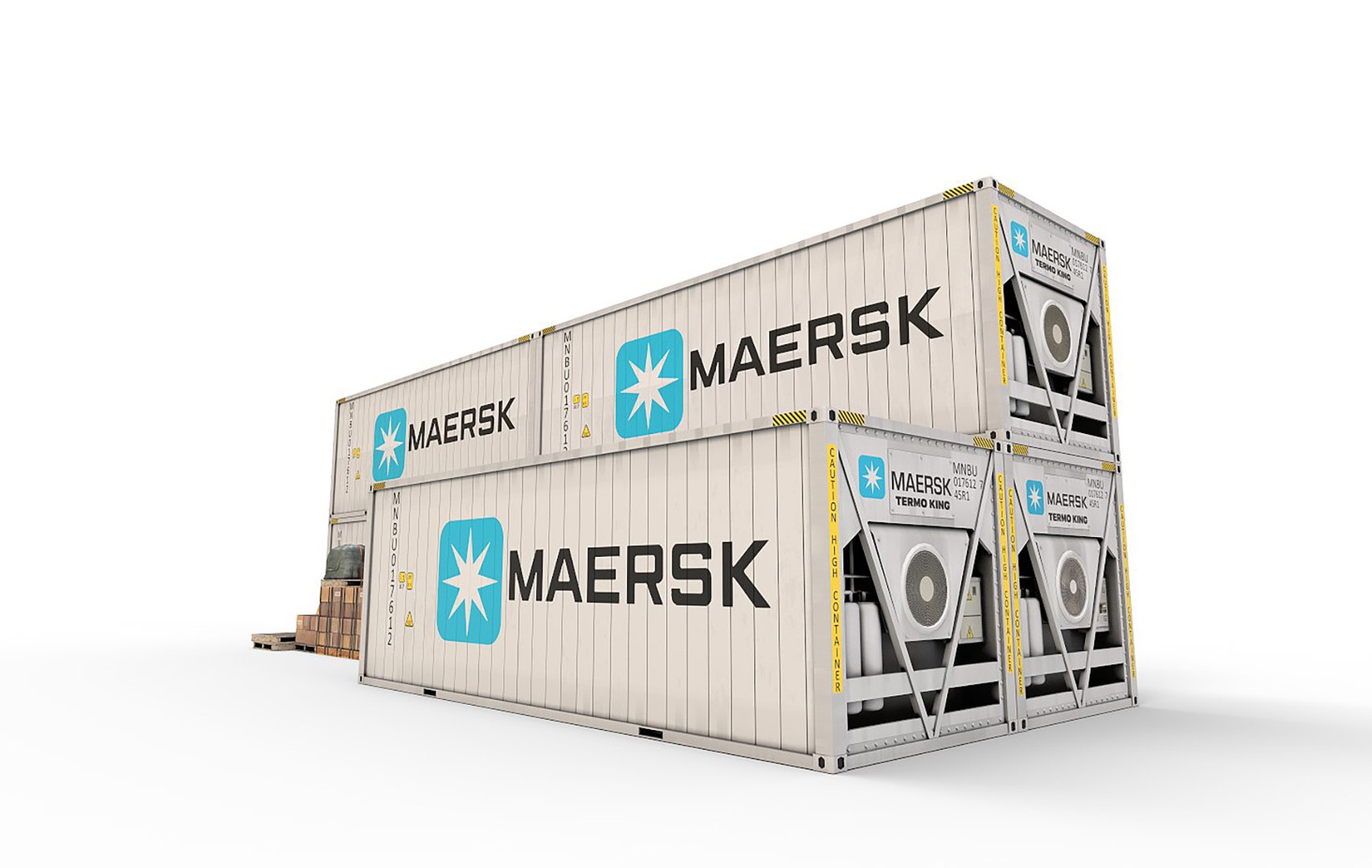 Reefer Containers Model - TurboSquid 2189467