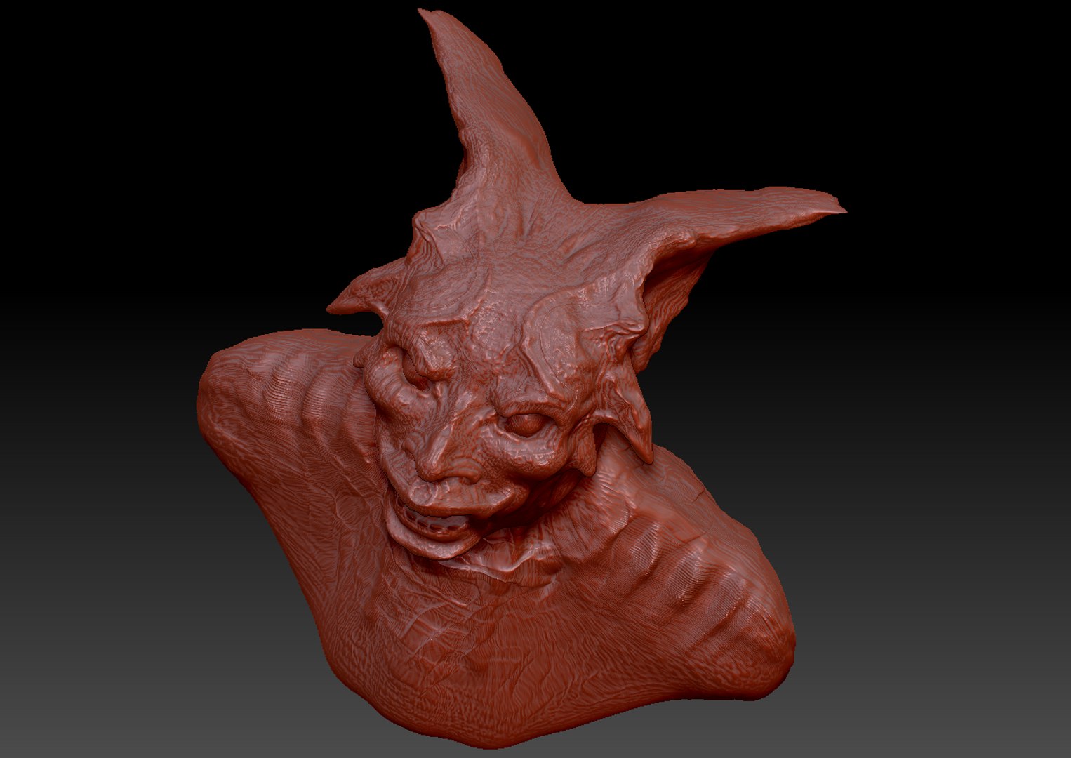 Creepy Imp 3d Model