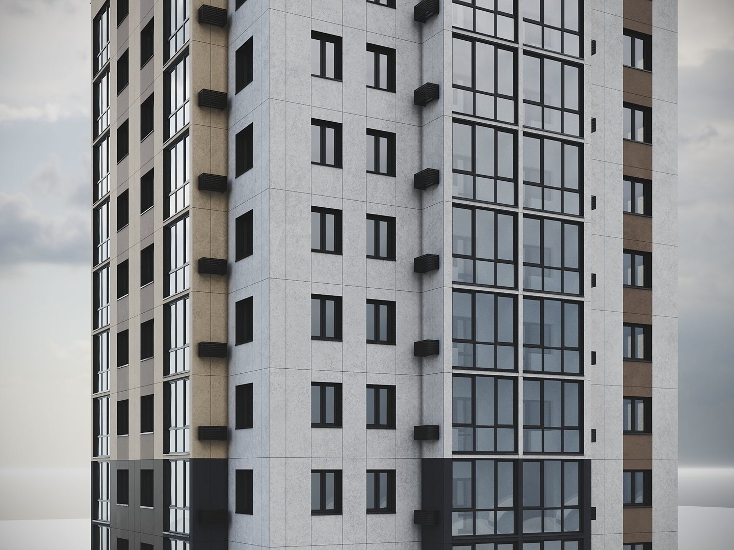 Modern Residential Building 010 3D model - TurboSquid 2153816