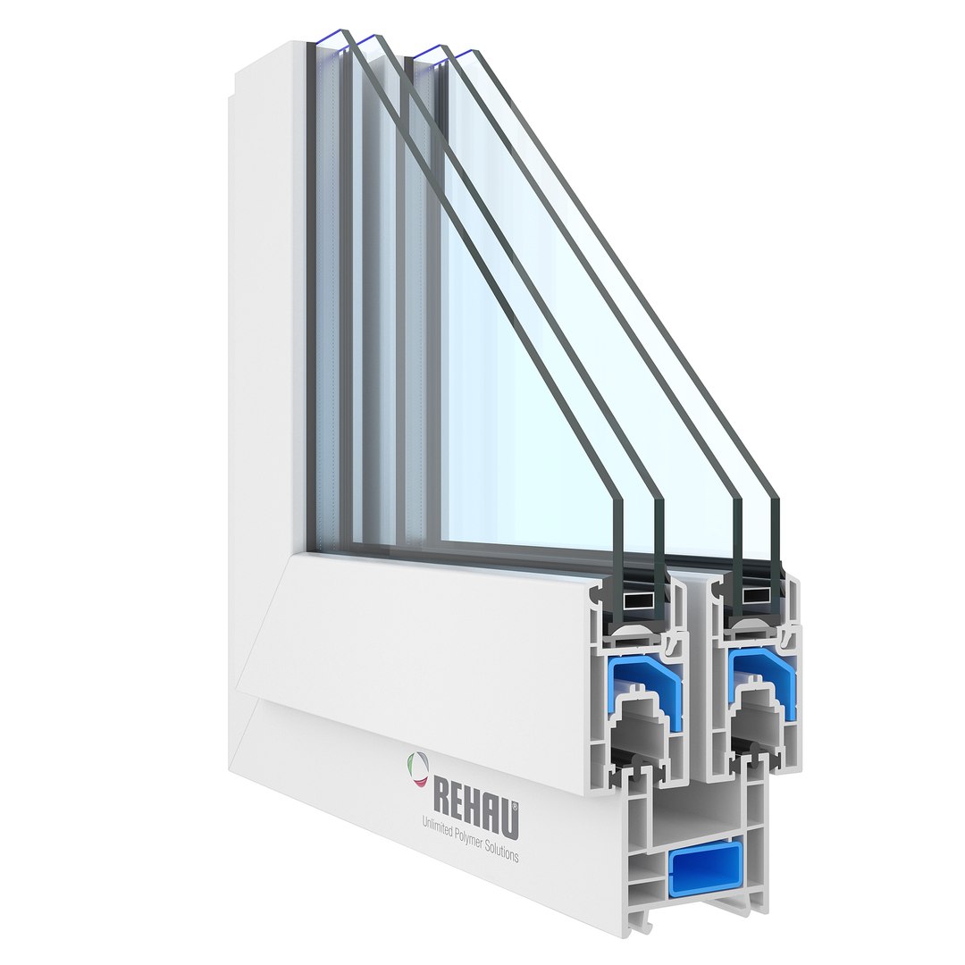 3D Rehau Window Profiles 32 Model - TurboSquid 1726564