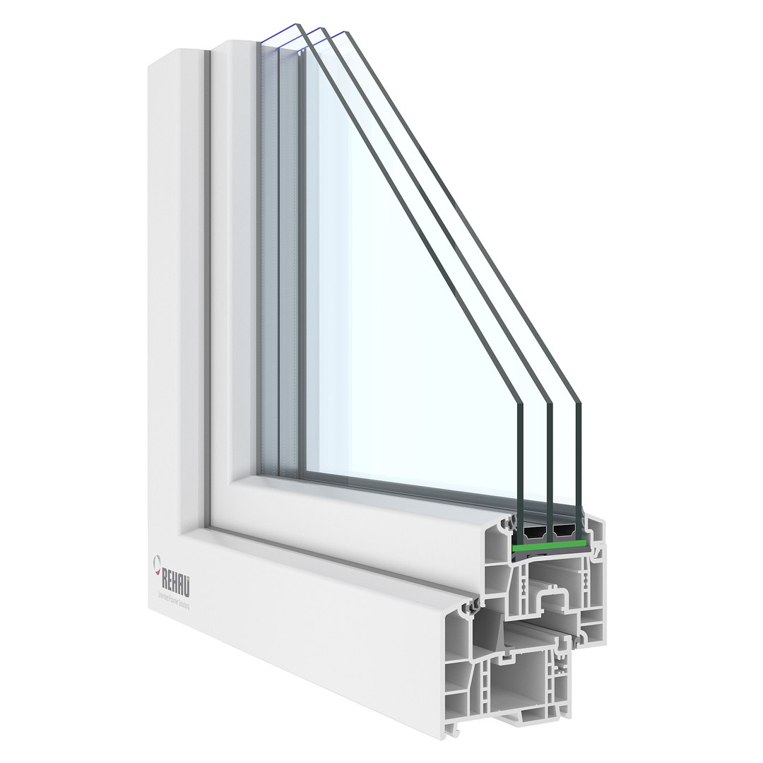 3D Rehau Window Profiles 32 Model - TurboSquid 1726564