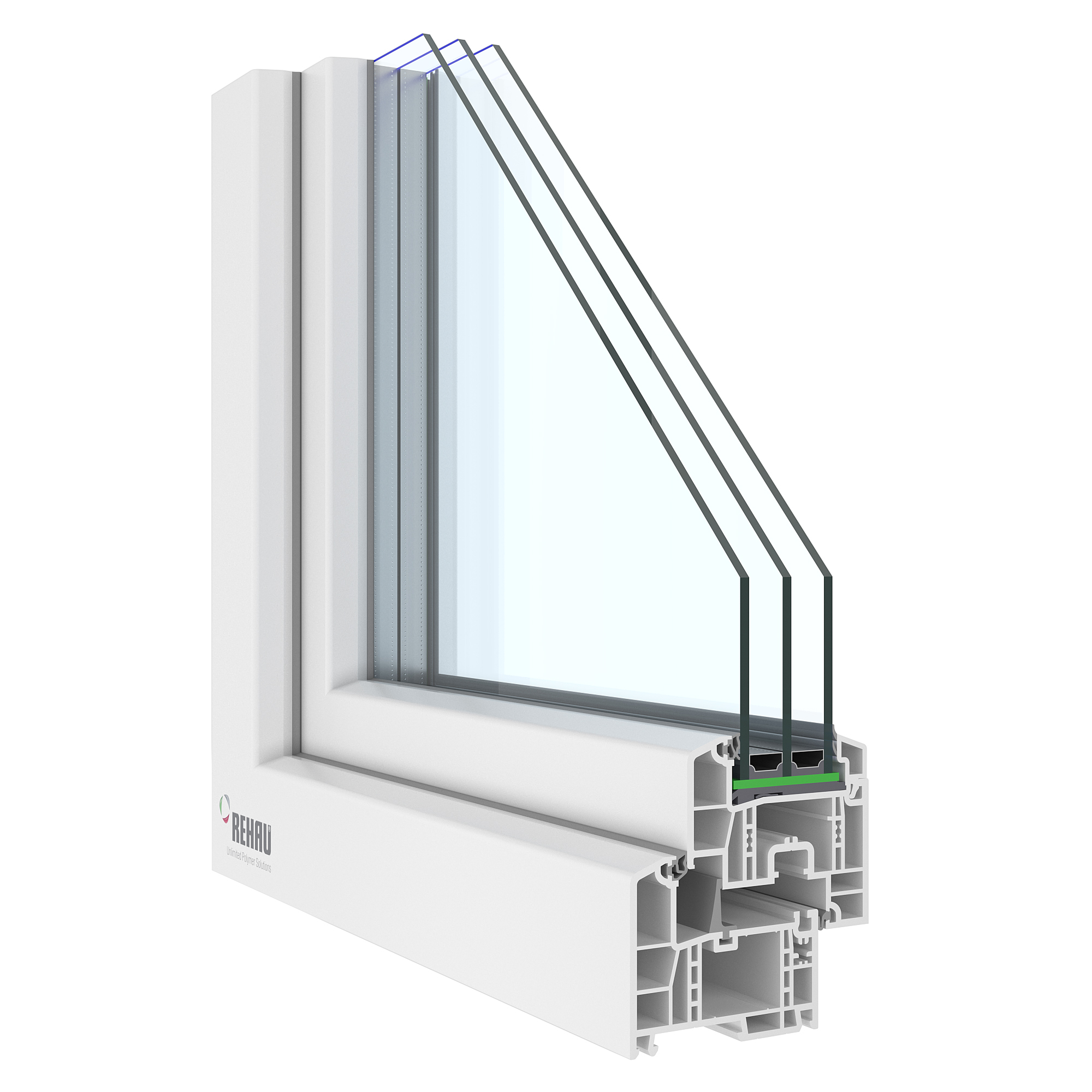 3D Rehau Window profiles 32 model - TurboSquid 1726564
