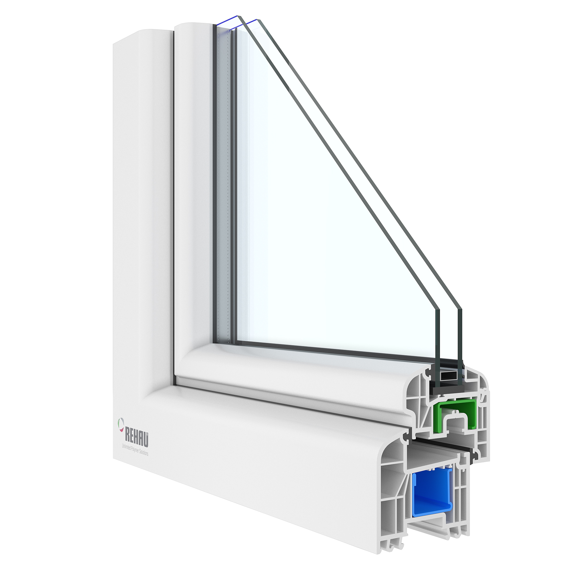 3D Rehau Window profiles 32 model - TurboSquid 1726564