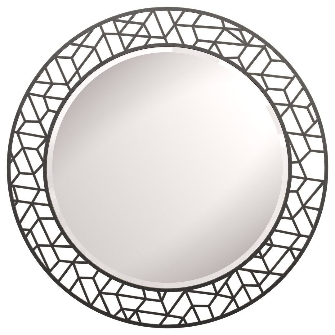 3D Mosaic Round Mirror Model - TurboSquid 2268183