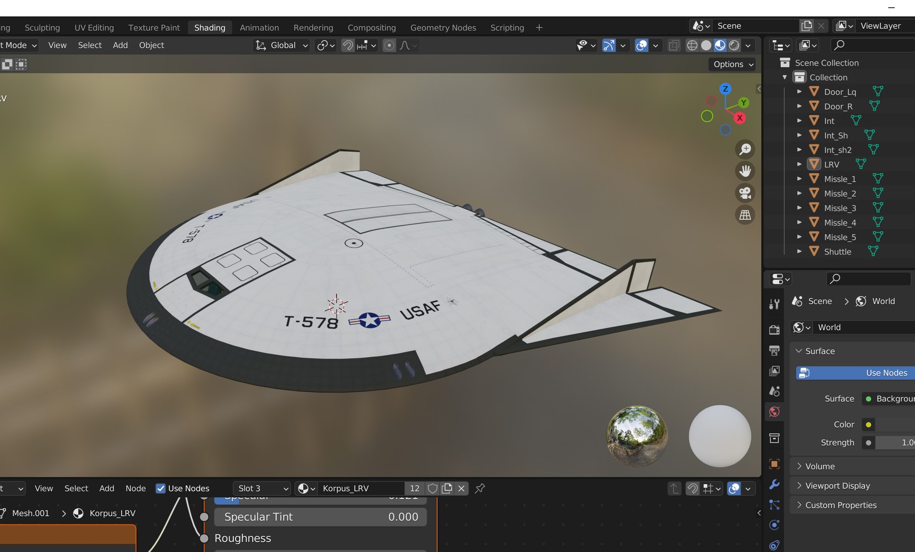 Lenticular Reentry Vehicle Model - TurboSquid 2405047