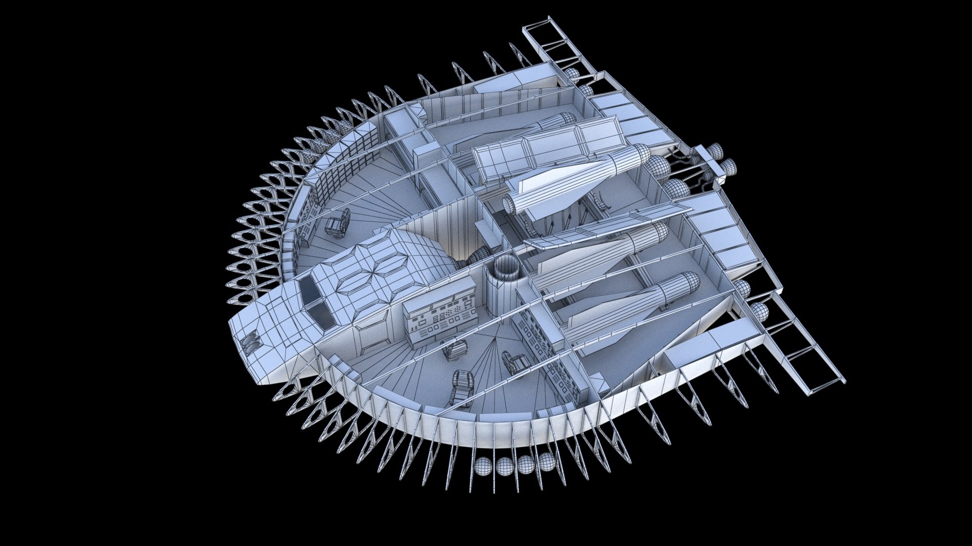 Lenticular Reentry Vehicle Model - TurboSquid 2405047