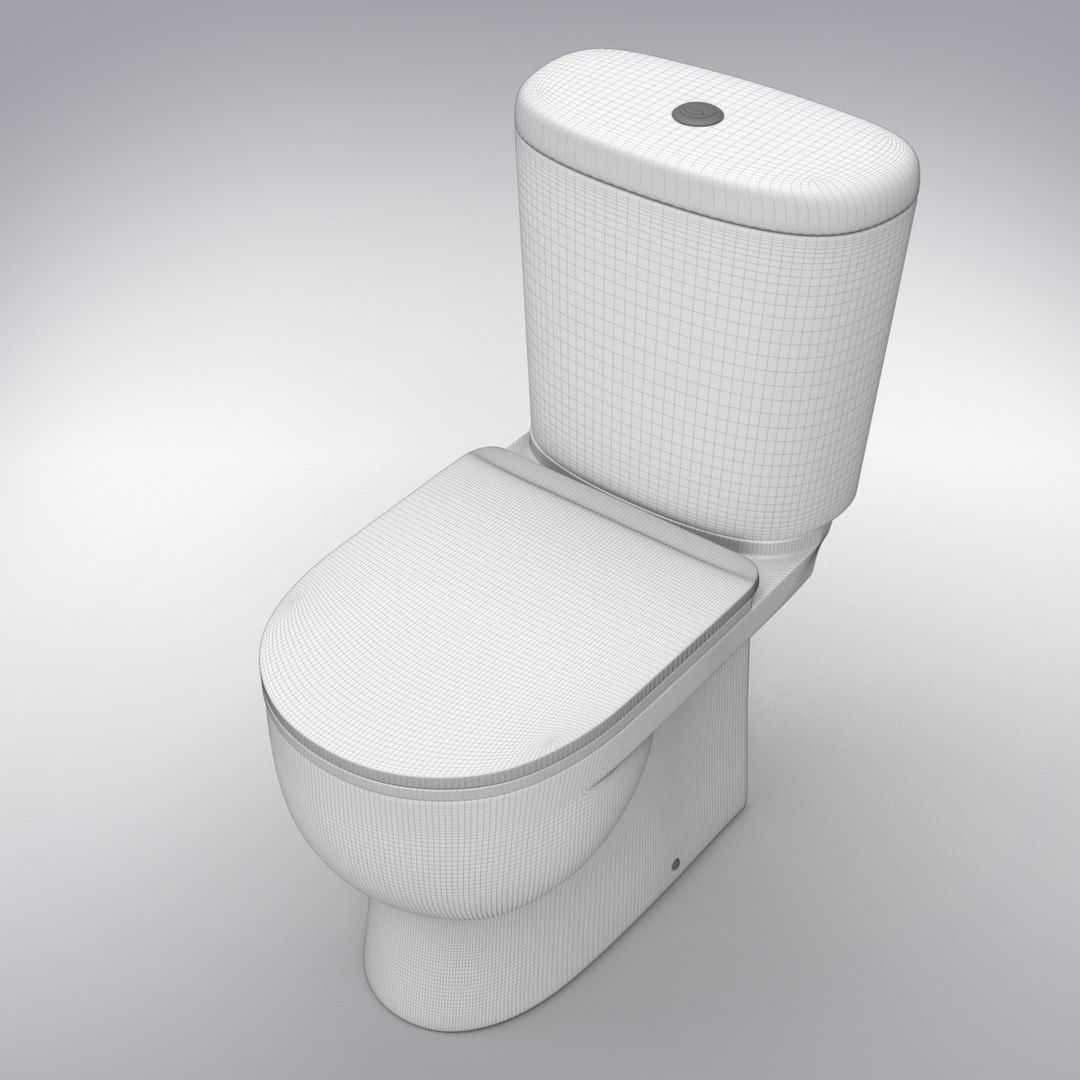 3D toilet bowl model - TurboSquid 1434211