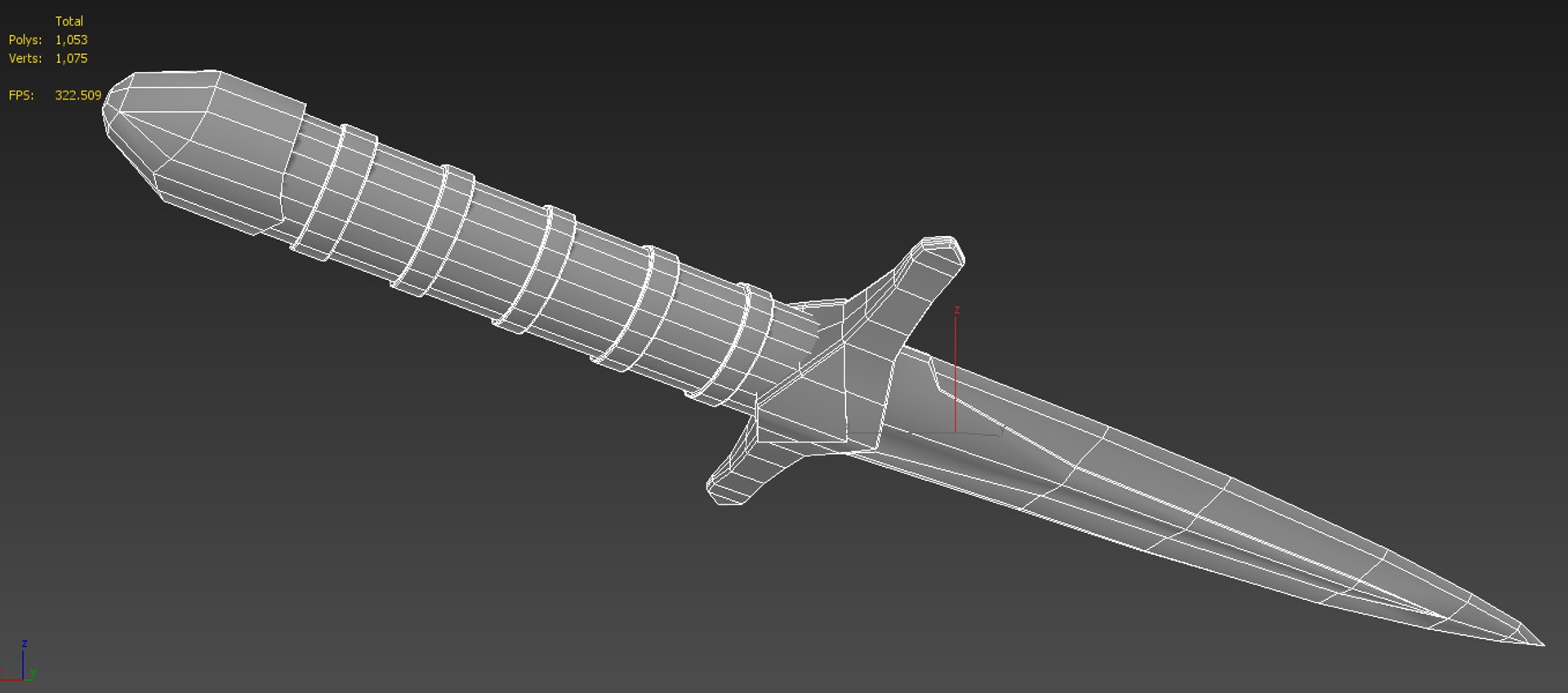 Dagger Modeled 3d X